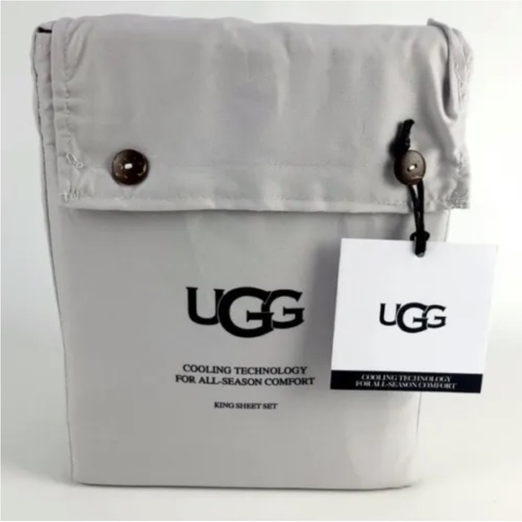 UGG | Bedding | Ugg Alahna King Gray Stone Sheet Set Cooling Technology ...